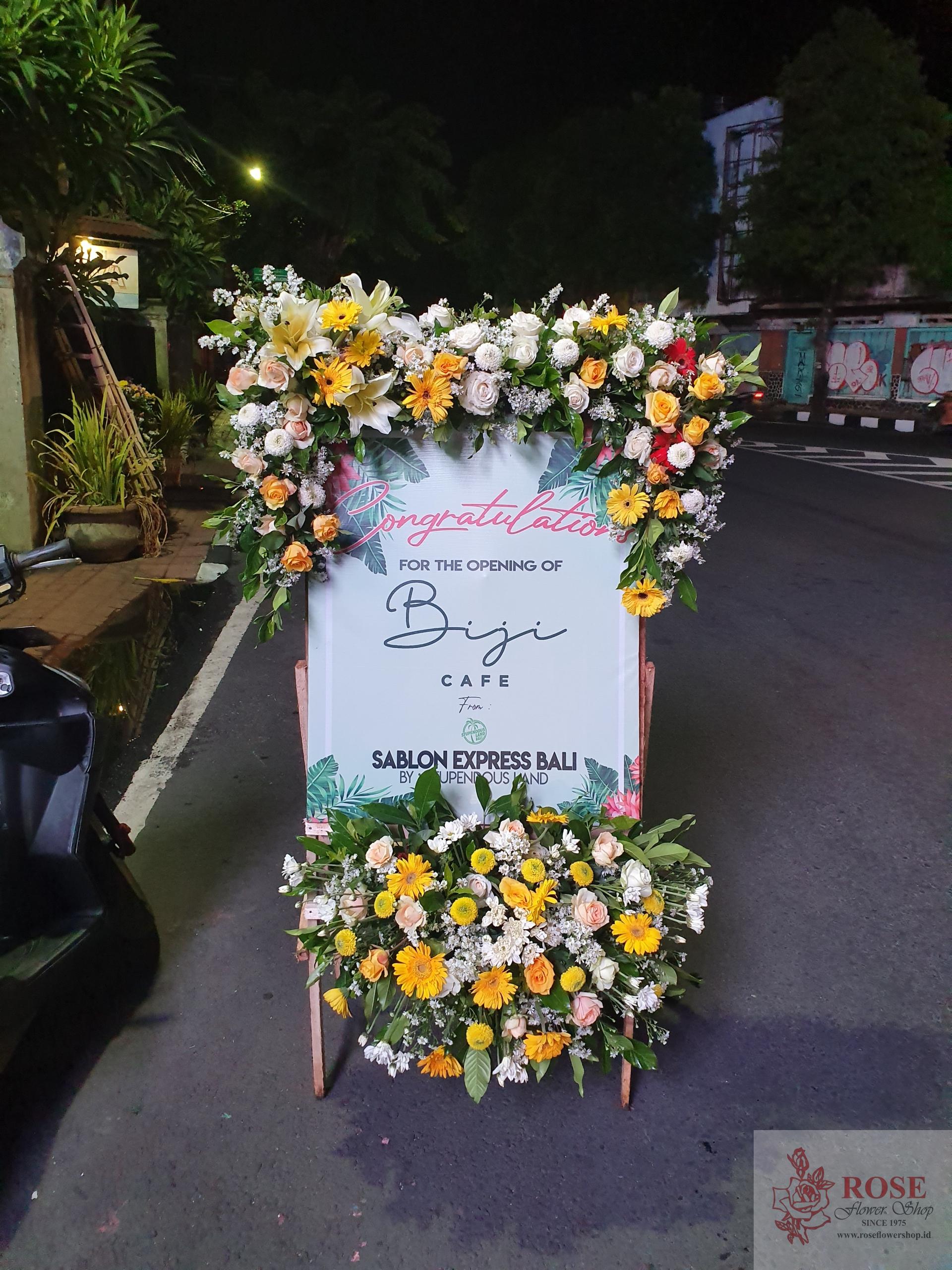 100 X 70 Papan Printing | Rose Flower Shop - Toko Bunga Denpasar Bali ...