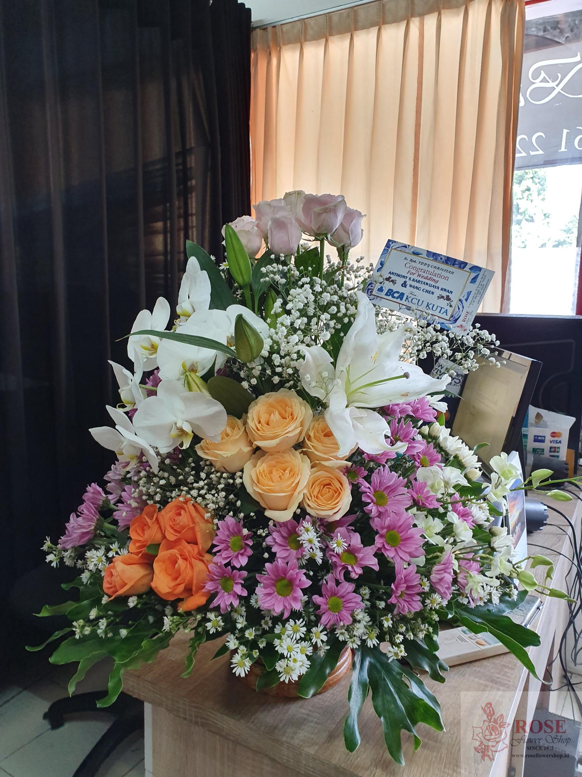 Flower Bouquet Anggrek, Lely Mix | Rose Flower Shop - Toko Bunga ...