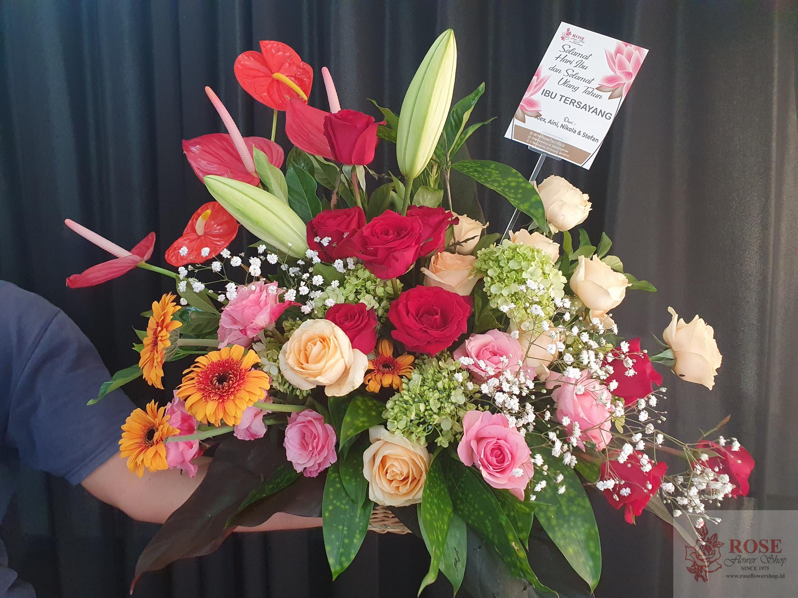 Flower Bouquet Mix Large Size | Rose Flower Shop - Toko Bunga Denpasar ...