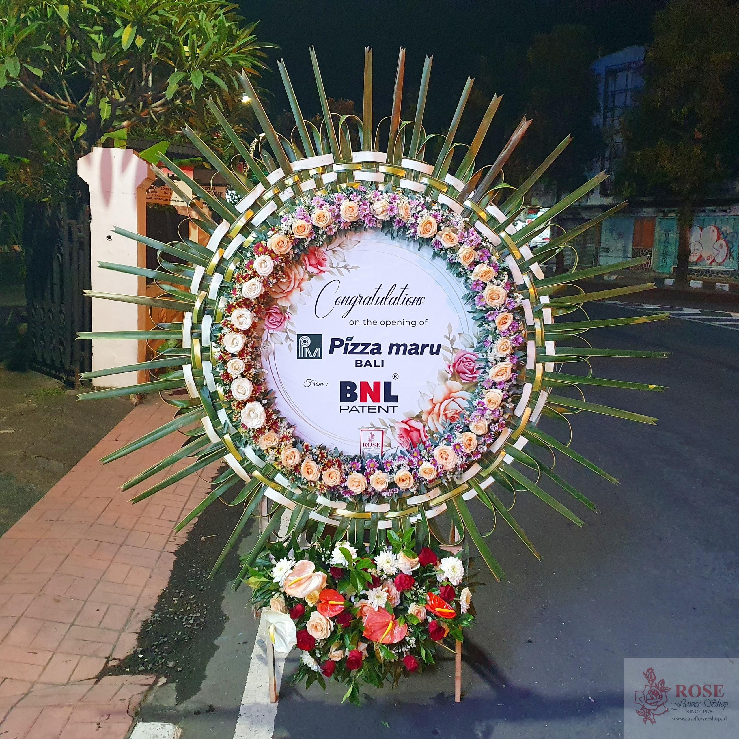 Anyaman Bulat Full Bunga | Rose Flower Shop - Toko Bunga Denpasar Bali ...