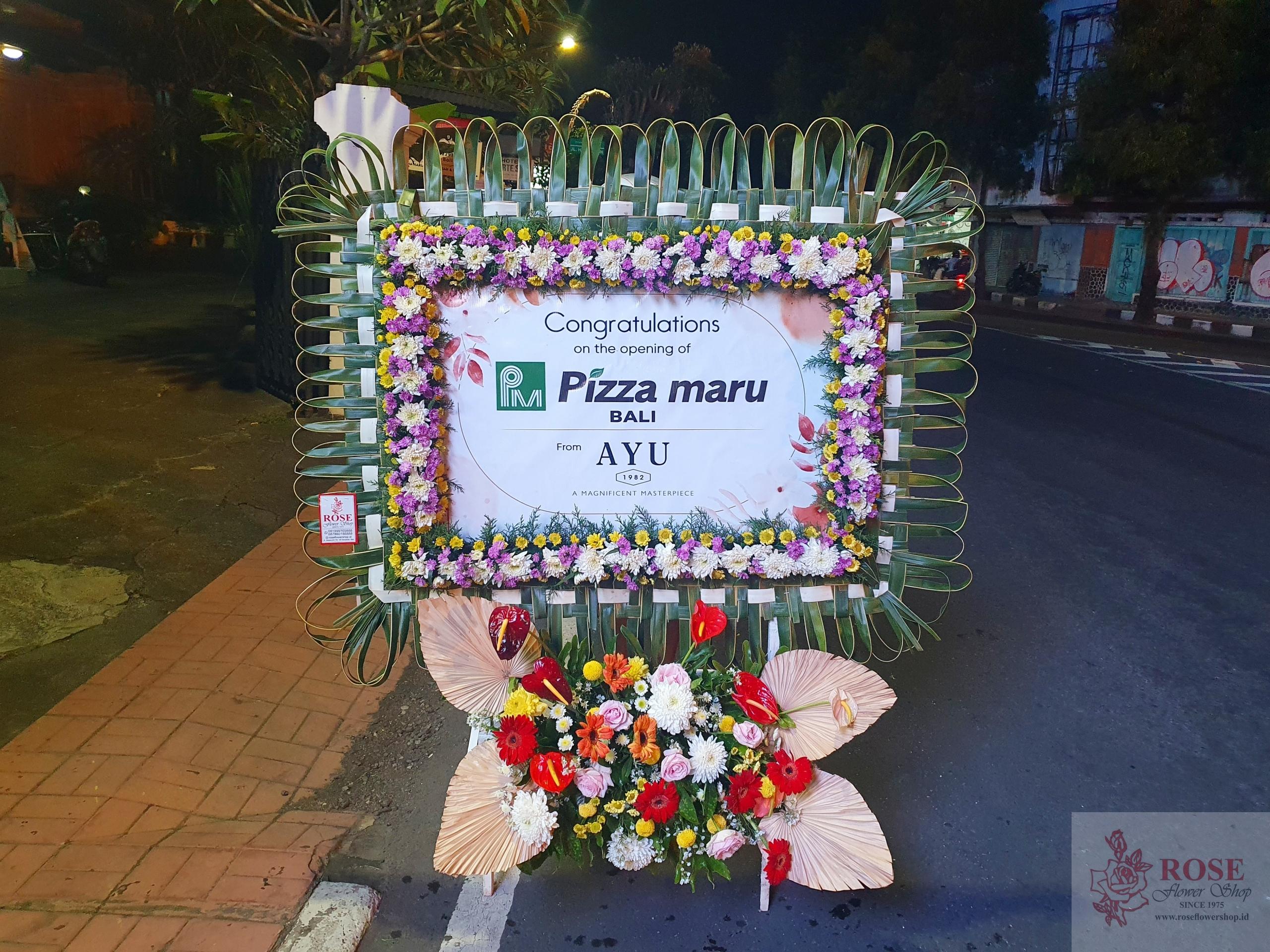 Anyaman Bunga – Ayu Pizza Maru | Rose Flower Shop - Toko Bunga Denpasar ...