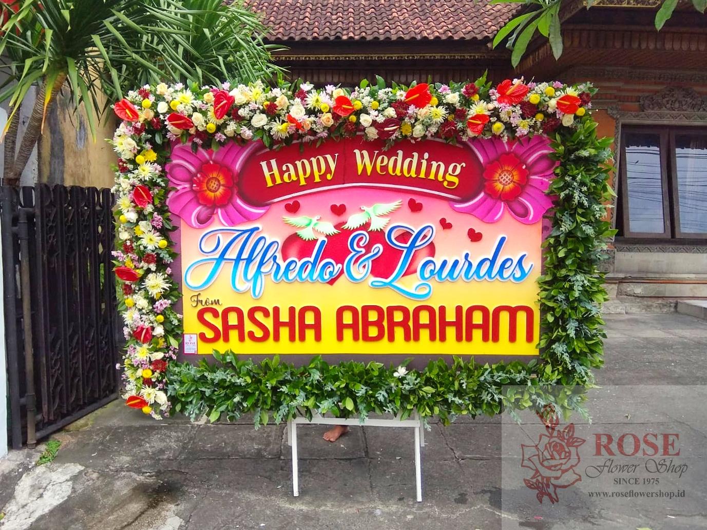 2X1.5 Full Bunga Wedding Styrofoam – Custom | Rose Flower Shop - Toko ...