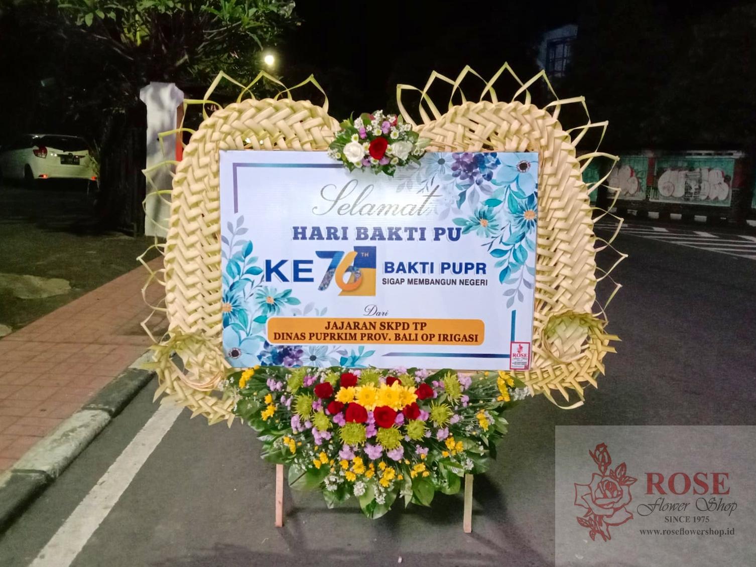 Anyaman Bunga Papan – ROSE Style 2 | Rose Flower Shop - Toko Bunga ...